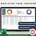 Employee Task Tracker Excel Template Project Management Tool Team to Do ...