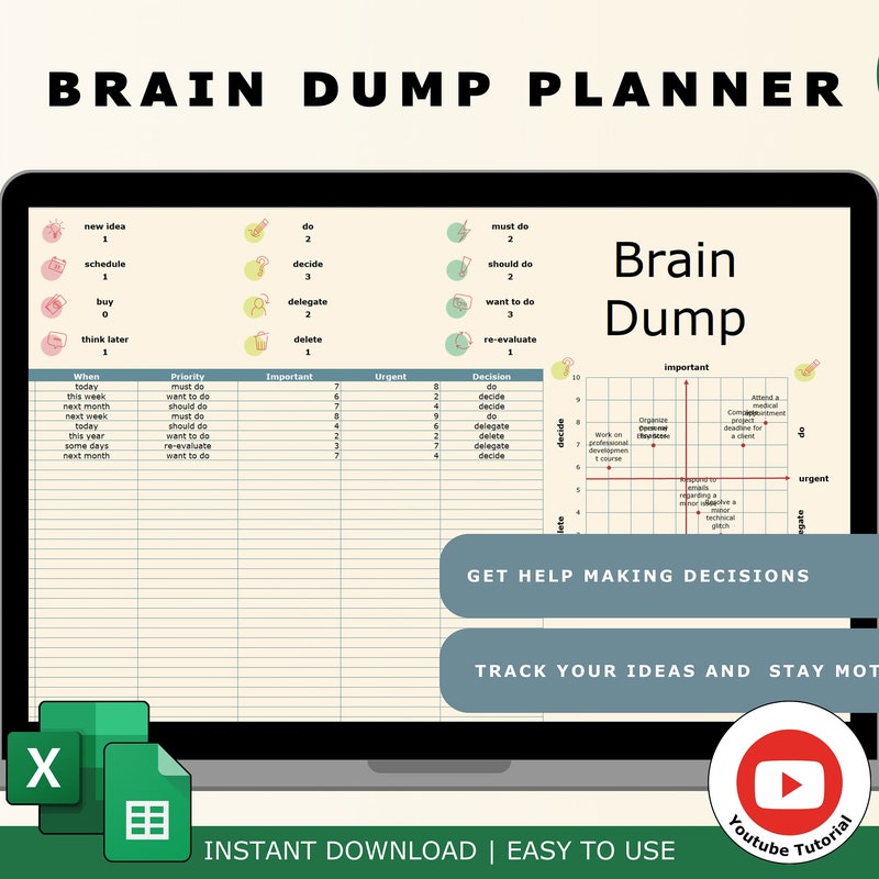 To Do List Excel - Etsy