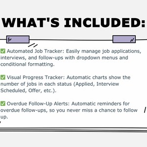 Job Application & Interview Tracker Excel Template to Organize Job ...