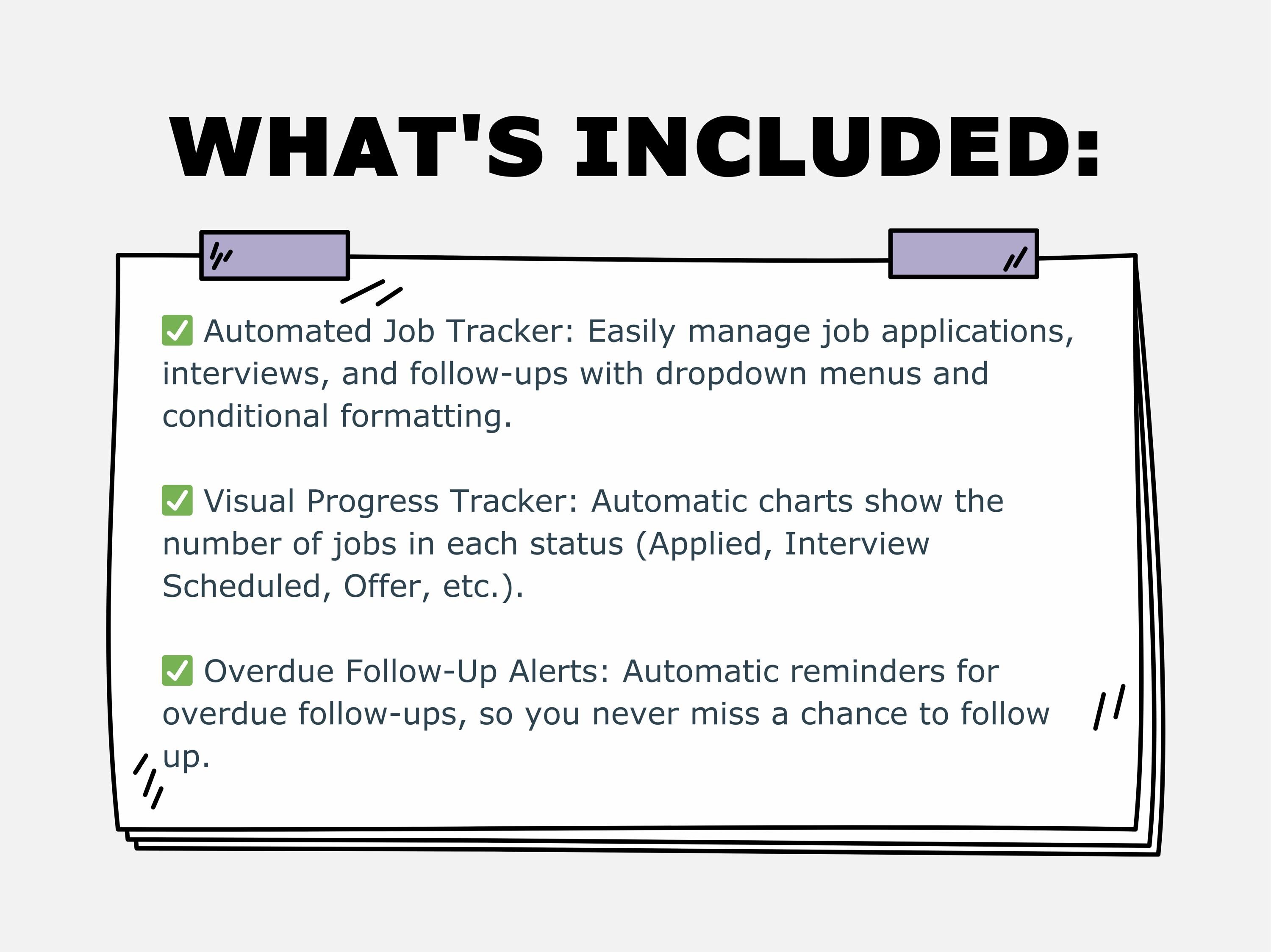 Job Application & Interview Tracker Excel Template to Organize Job ...