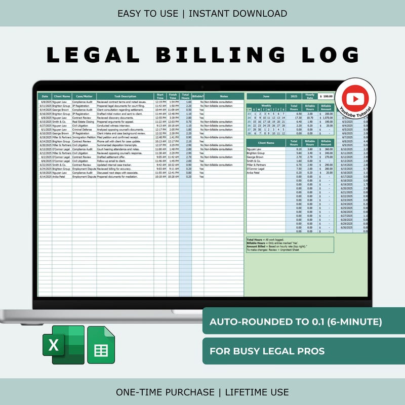 Fillable Hours Tracker - Etsy