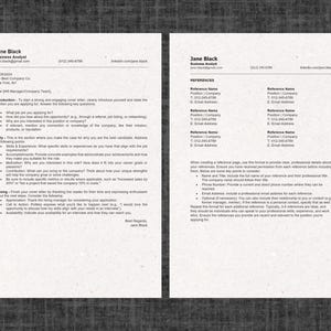 Freelancer Resume Template + Guide | Showcase Project-based Work ...