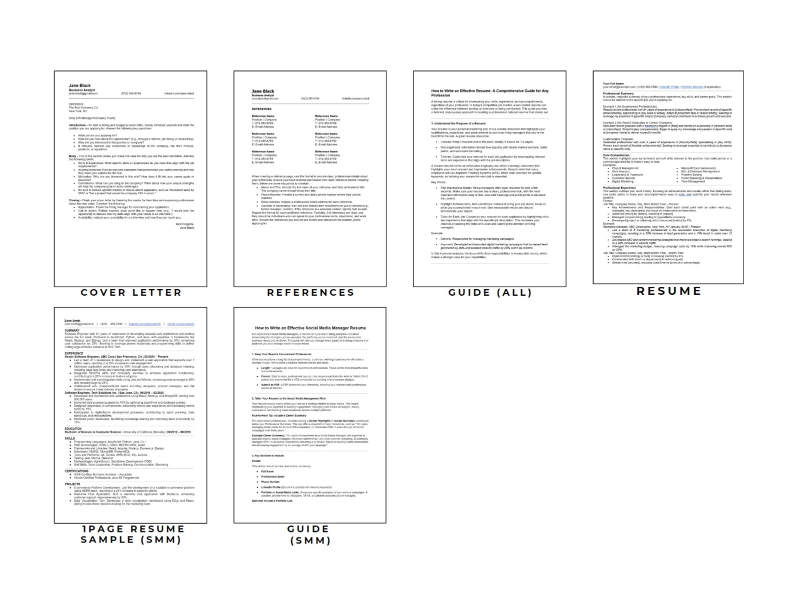 Project Manager Resume Writing Guide Ats-friendly Resume Template Guide ...