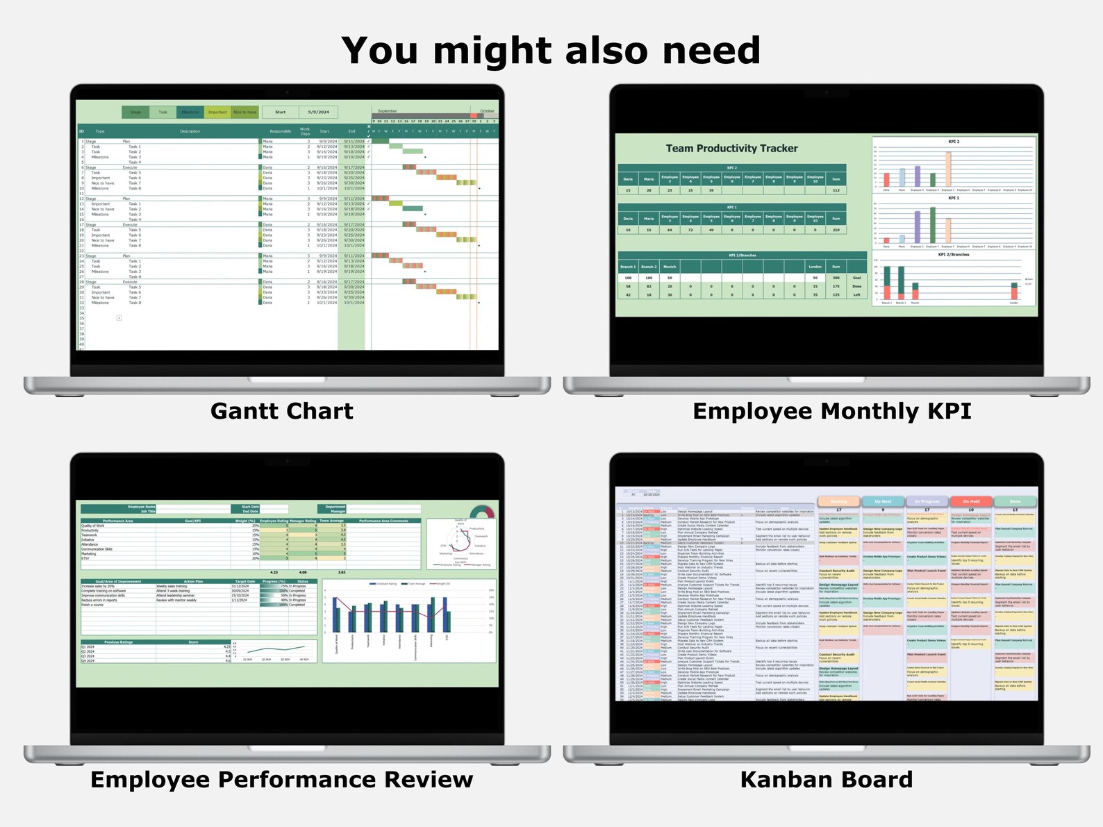 Employee Task Tracker Excel Template Team Manager Project Management ...