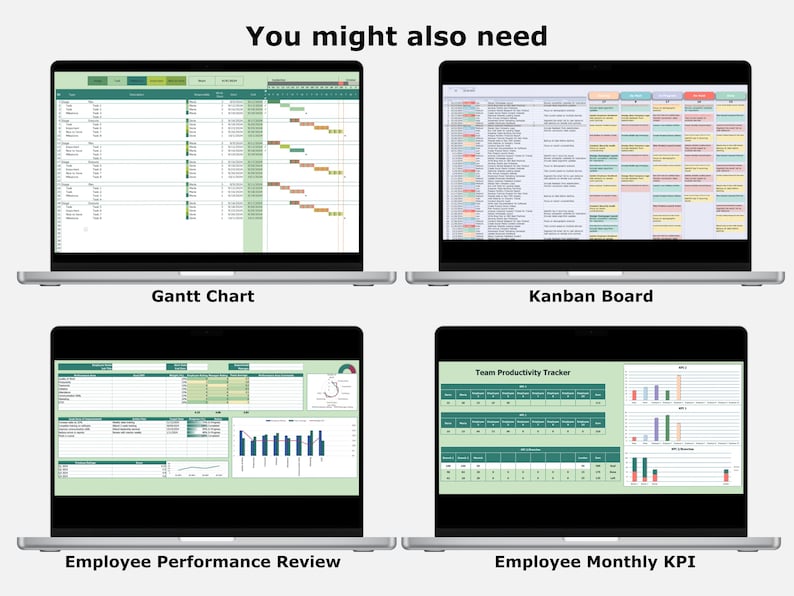 Employee Task Tracker: Excel Team Project Management - Etsy