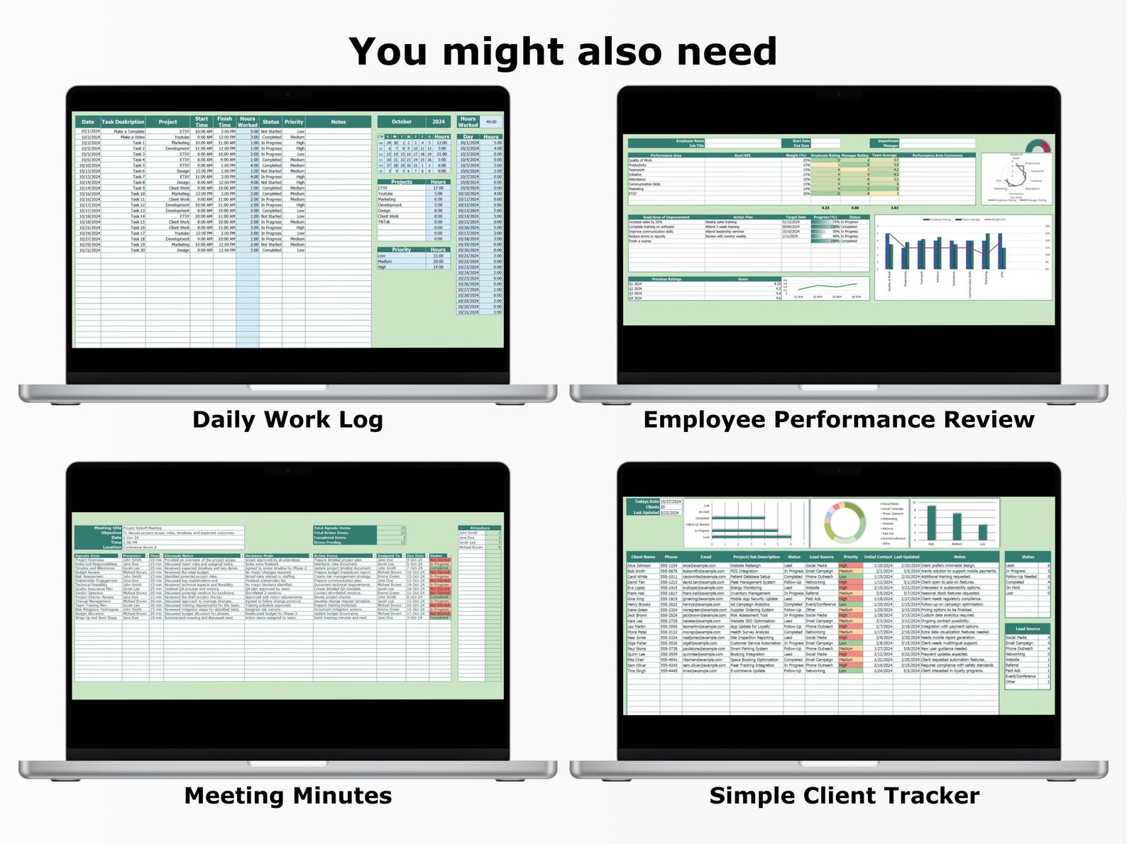 KPI Tracker Excel Template | Customizable Performance Dashboard ...