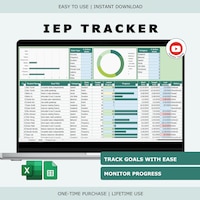 6 Weeks IEP Progress Tracker and Data Collection File - Etsy