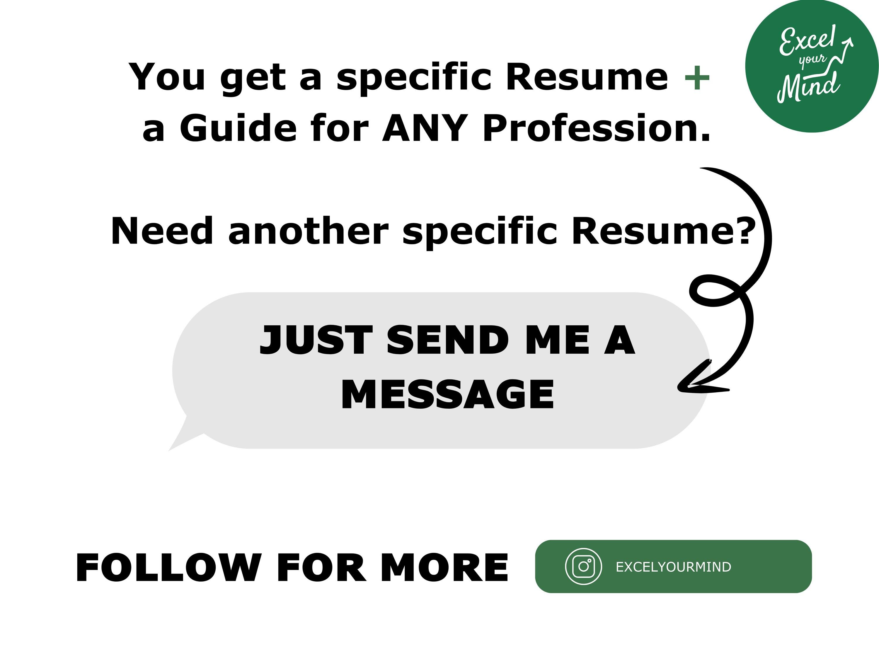 Project Manager Resume Writing Guide Ats-friendly Resume Template Guide ...