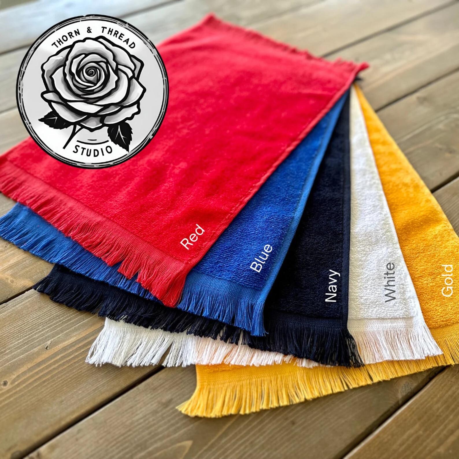 Sea Shell Fringe Fingertip Guest Hand Towel With Initial Monogram ...