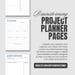 Project Planning & Idea Brainstorming Worksheet Planner Bundle ...