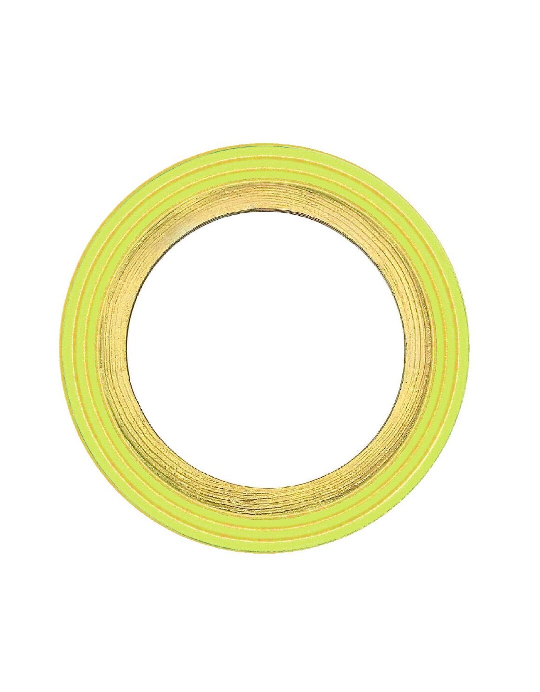 Mirror in an Light Green Gold Round Frame With a Textured Design ...