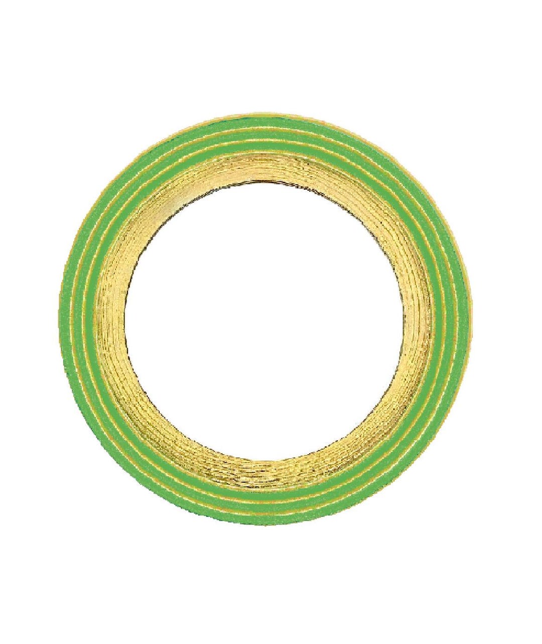 Mirror in a Beautiful Mint Green Gold Round Frame With a Textured ...