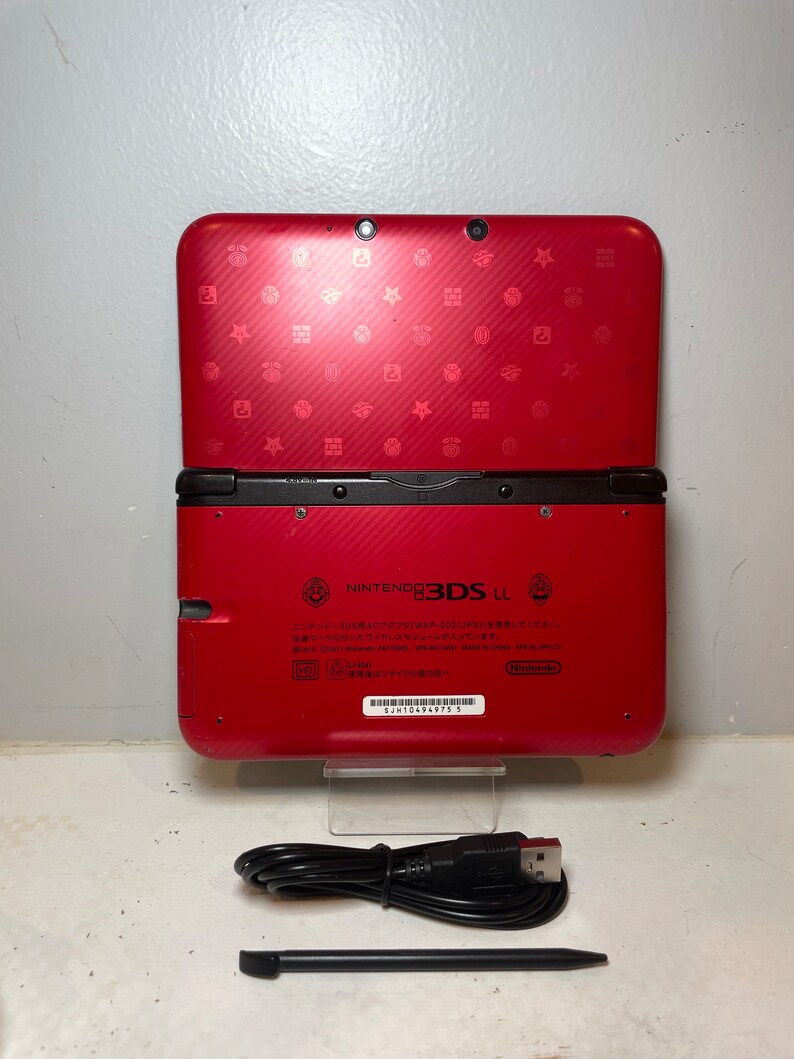 Nintendo 3DS XL New Super Mario Bros.2 W/90games, Charger, Stylus ...
