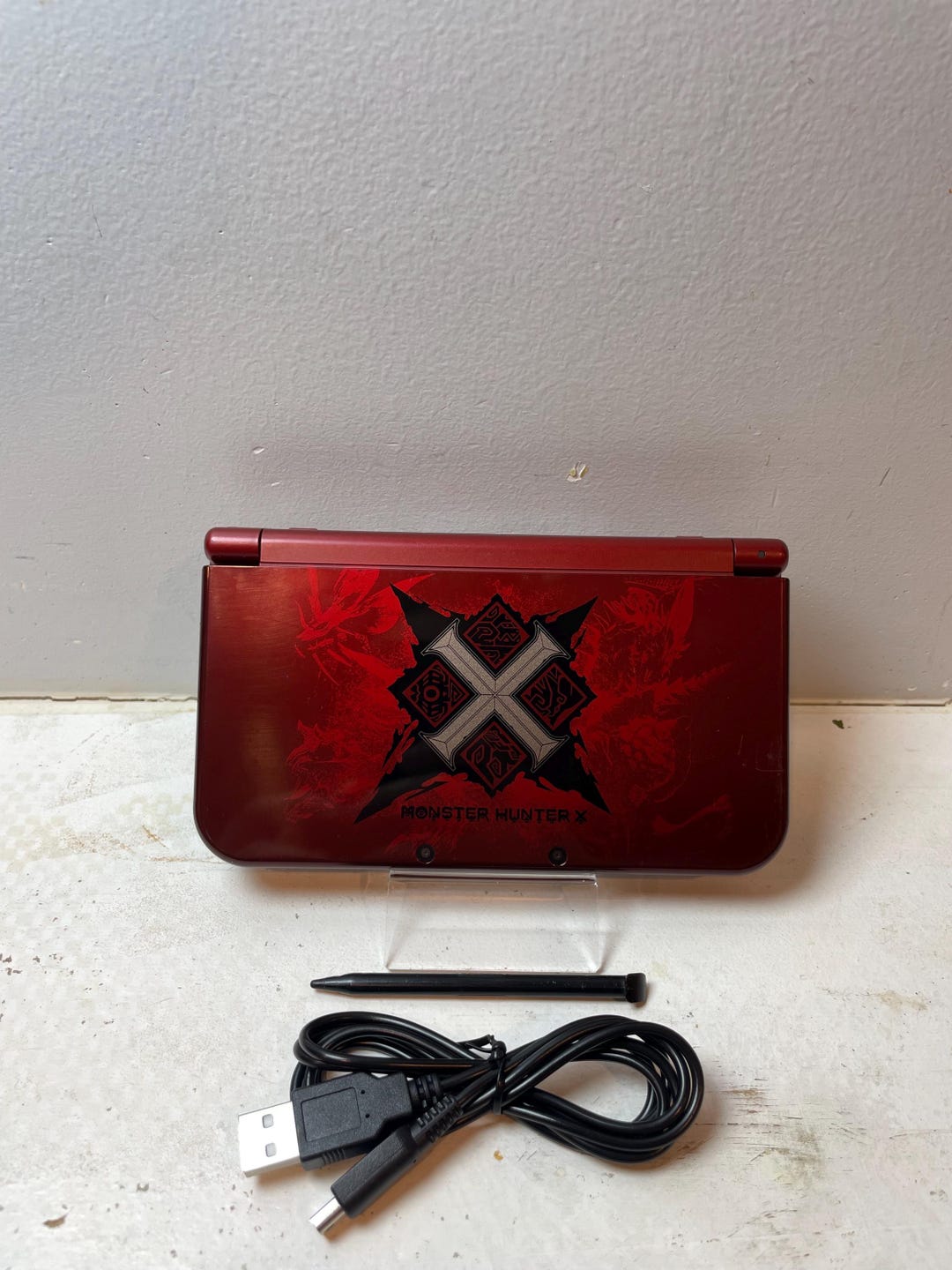 New Nintendo 3DS XL Monster Hunter X Lower IPS Screen W/90games ...
