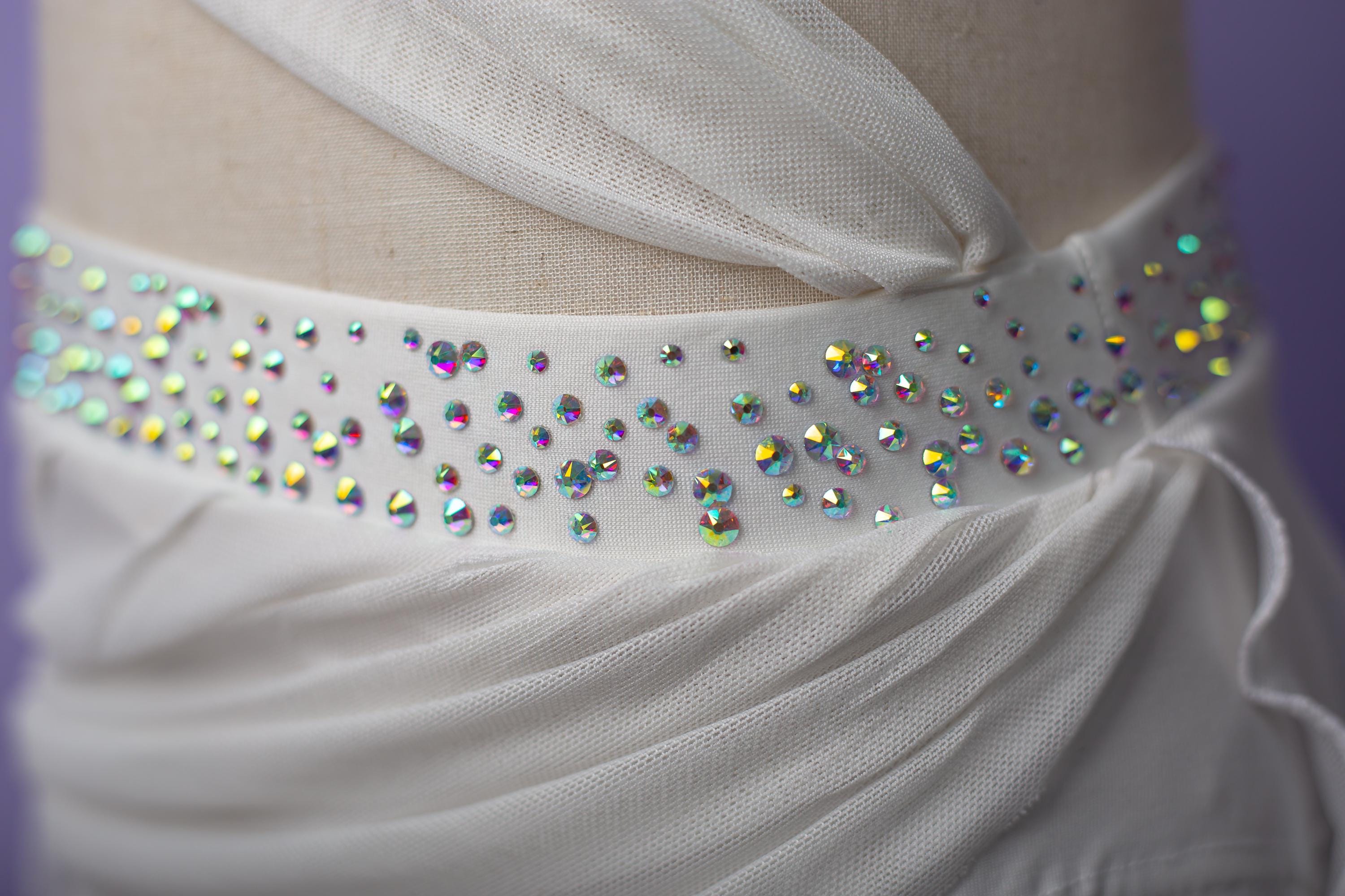 Ready to Ship Costume Dance Costume White Lyrical Ready to Ship Dance ...