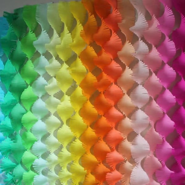 Crepe Paper Fringe - Etsy