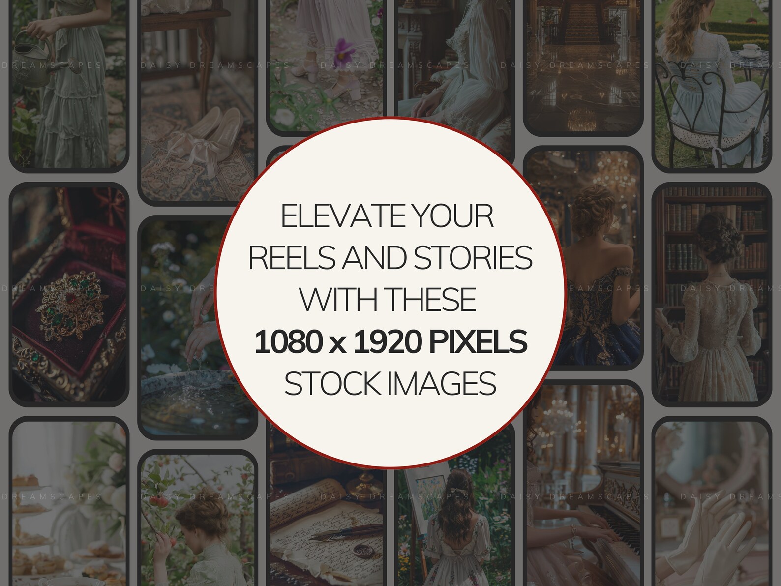 Regency Era Aesthetic Stock Photos MRR PLR Bundle Regency Women ...