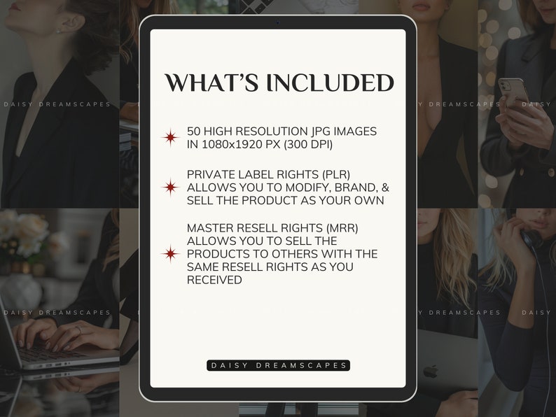 Business Woman Aesthetic Faceless Stock Photos Bundle MRR PLR Bundle ...