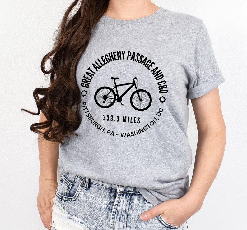 Great Allegheny Passage and C&O Canal Trail Unisex Jersey Tee - GAP and ...