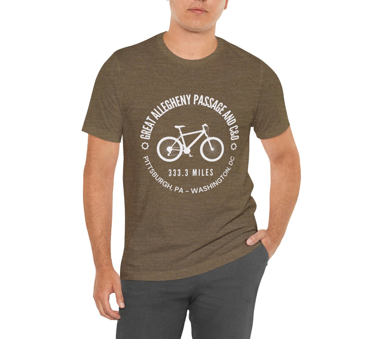 Great Allegheny Passage and C&O Canal Trail Unisex Jersey Tee - GAP and ...