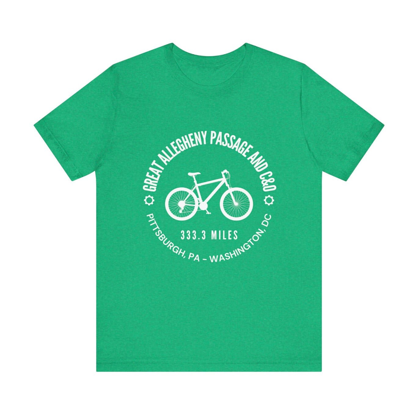 Great Allegheny Passage and C&O Canal Trail Unisex Jersey Tee - GAP and ...