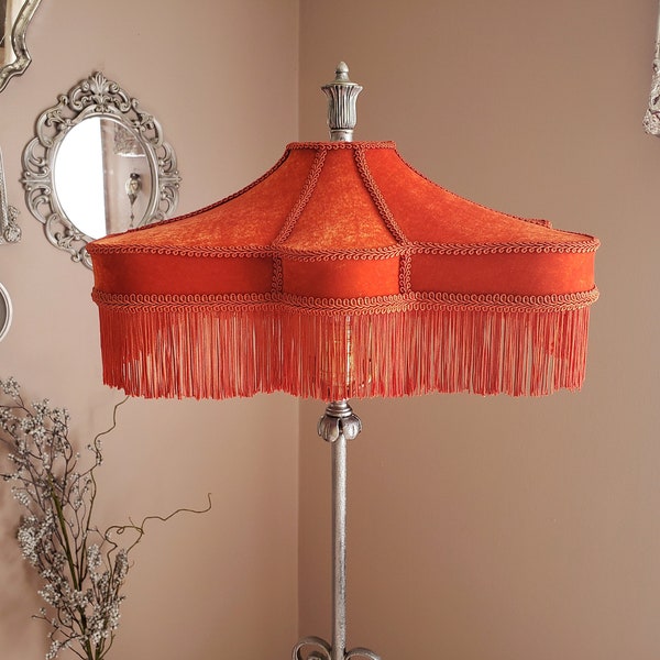 Fringed Lampshade - Etsy