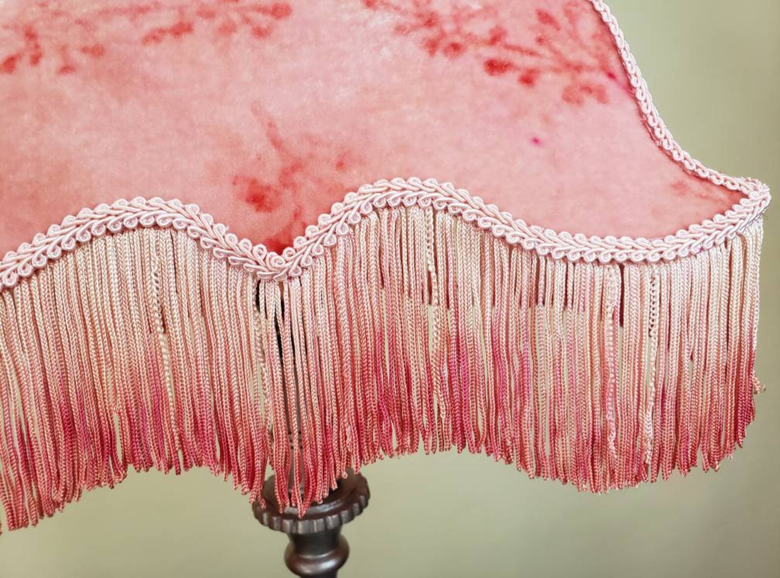 Matching Coral Pink Velvet Lampshades - Etsy
