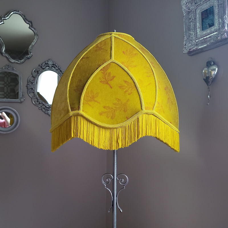 Yellow Lampshade - Etsy