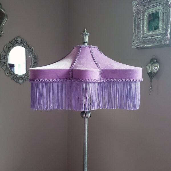 Fringed Lampshade - Etsy