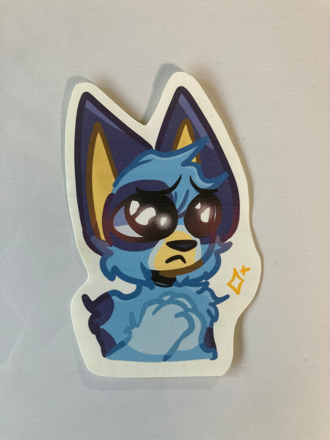 Bluey Pleading Sticker - Etsy
