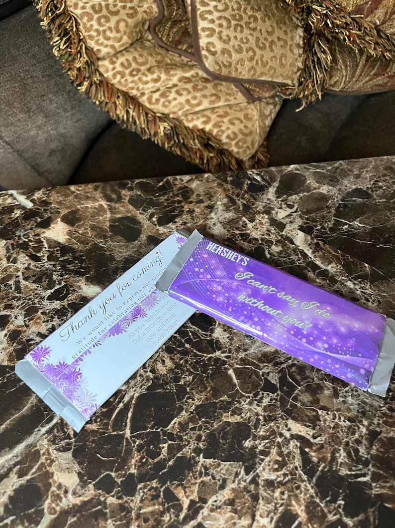 Custom Candy Bar Wrapper: Birthday Party Favor (WRAPPER ONLY) - Etsy