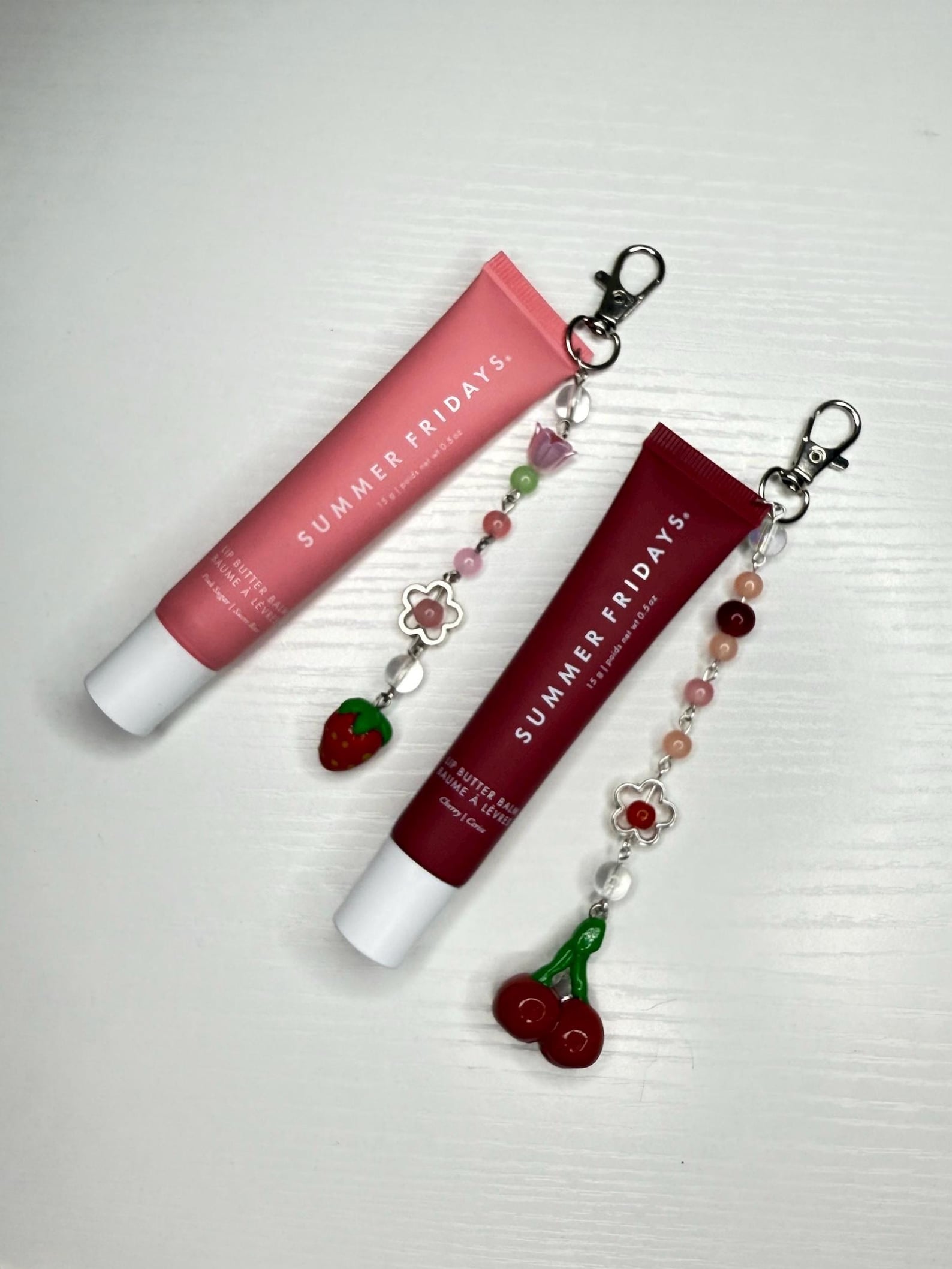 Beaded Lip Balm Fruit Charm! !!doesn’t Come With Lip Balm!!! - Etsy