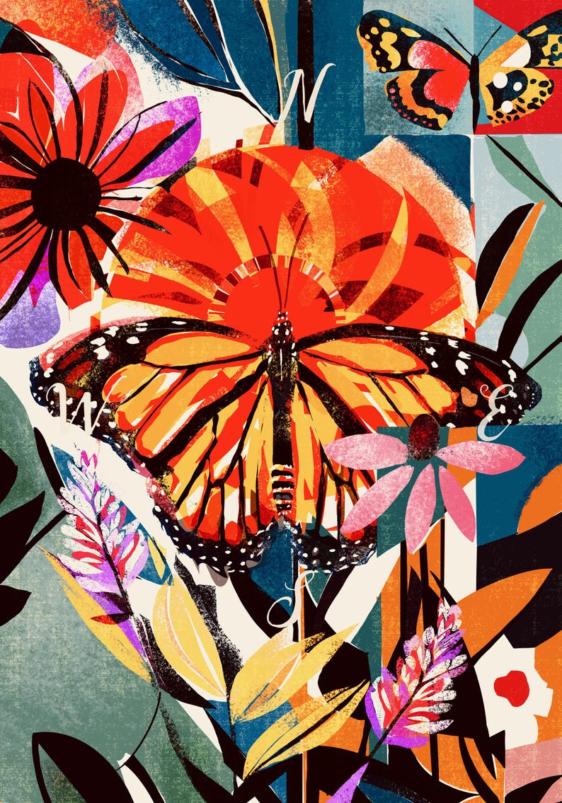 Monarch Butterfly Archival Giclée Print: Epson Paper (11 X 17) - Etsy