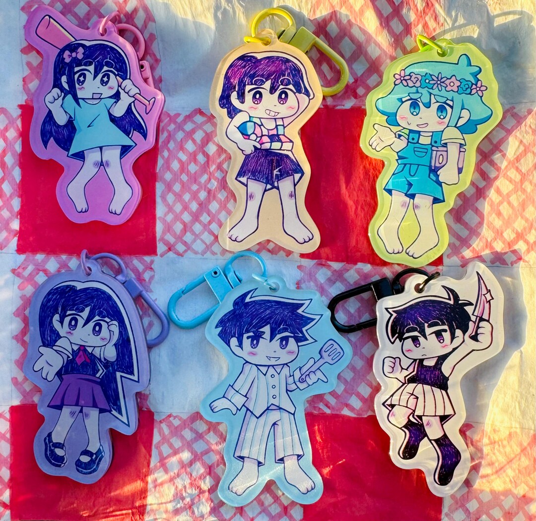Omori Keychains - Etsy