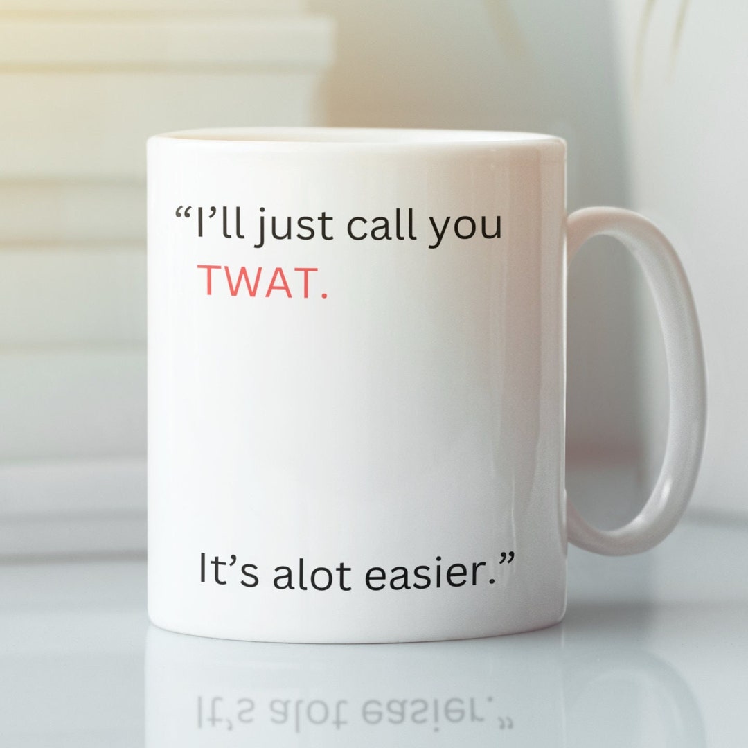 White Ceramic Coffee Mug 11oz 15oz Funny Joke Amusing Rude Mug , Gifts ...