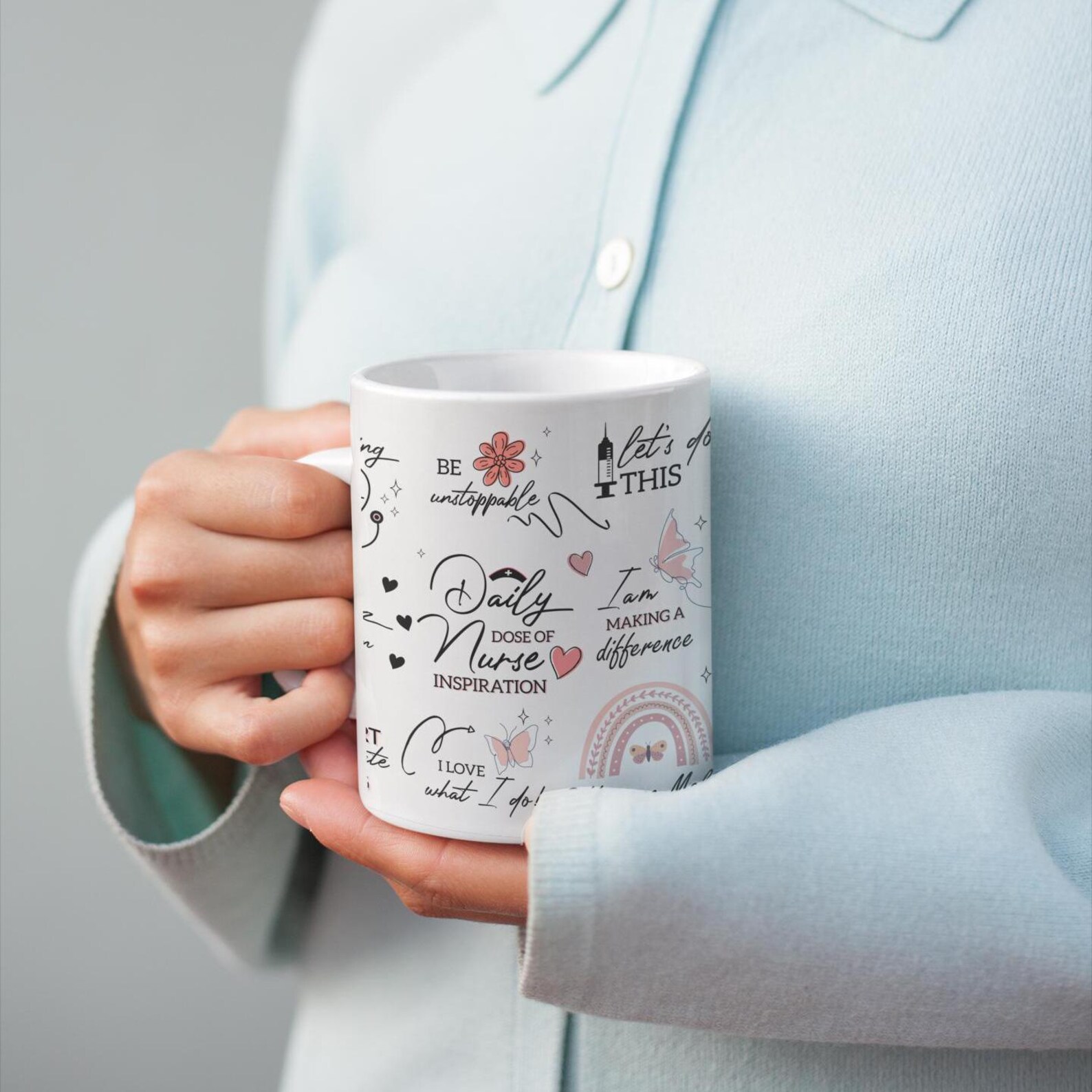 Nurse Themed Coffee Cup, Medical Mug Gift for Hospital Staff - Perfect ...