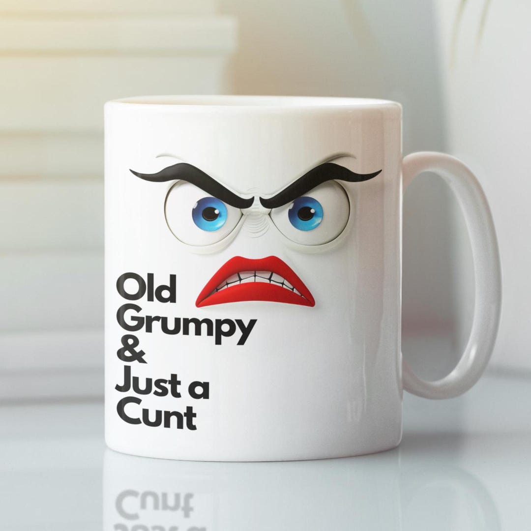 Funny Offensive Rude Ugly Face Coffee Mug, Ceramic Mug 11oz 15oz, Gift ...
