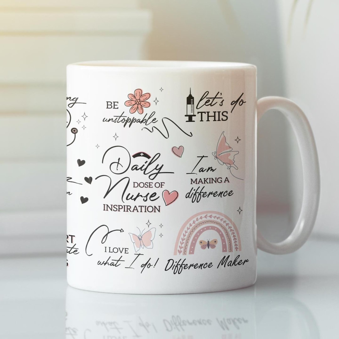 Nurse Themed Coffee Cup, Medical Mug Gift for Hospital Staff - Perfect ...