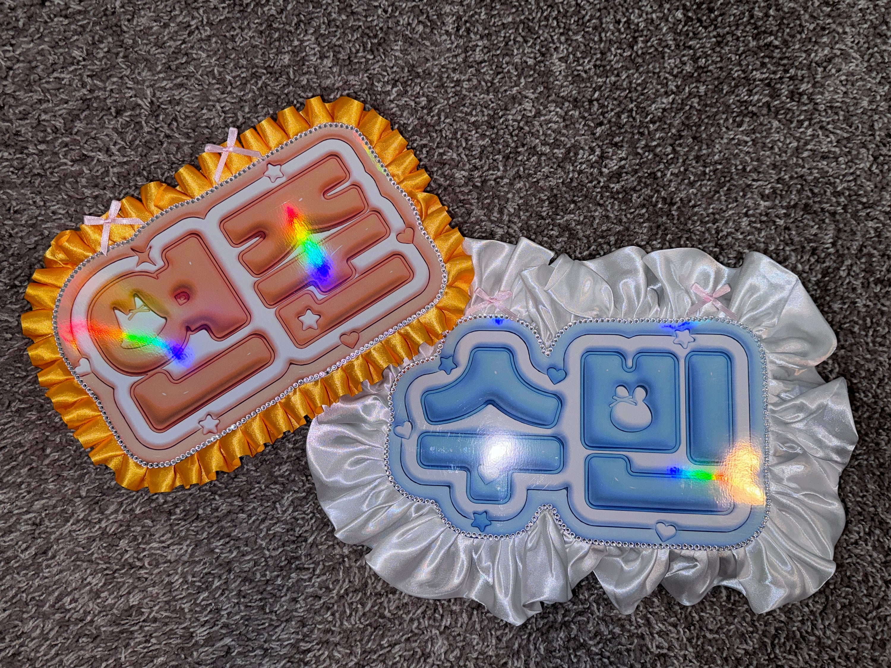 Custom KPOP Name Banner | Handheld Size Banner for Concert | TXT ...