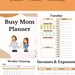 Busy Mom Planner: Editable Canva Templates, Printable PDF - Etsy