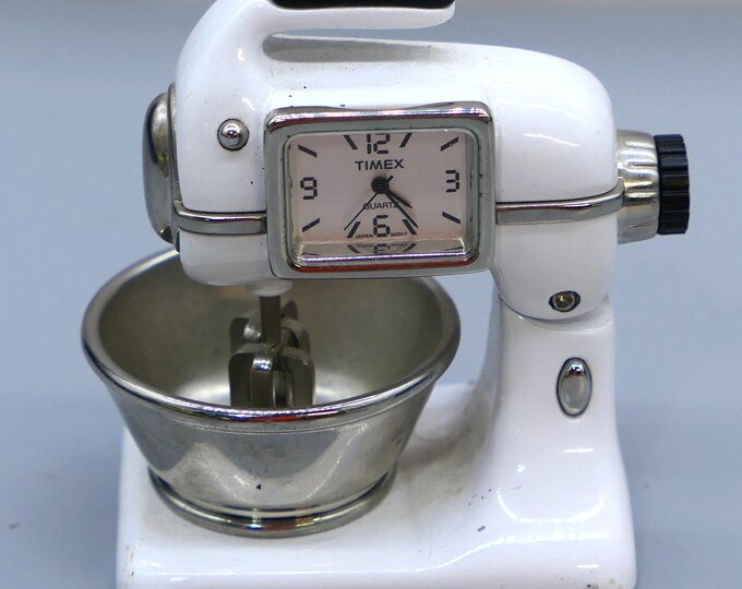 Vintage Timex Collectibles Stand Mixer With Quartz Movement Clock ...