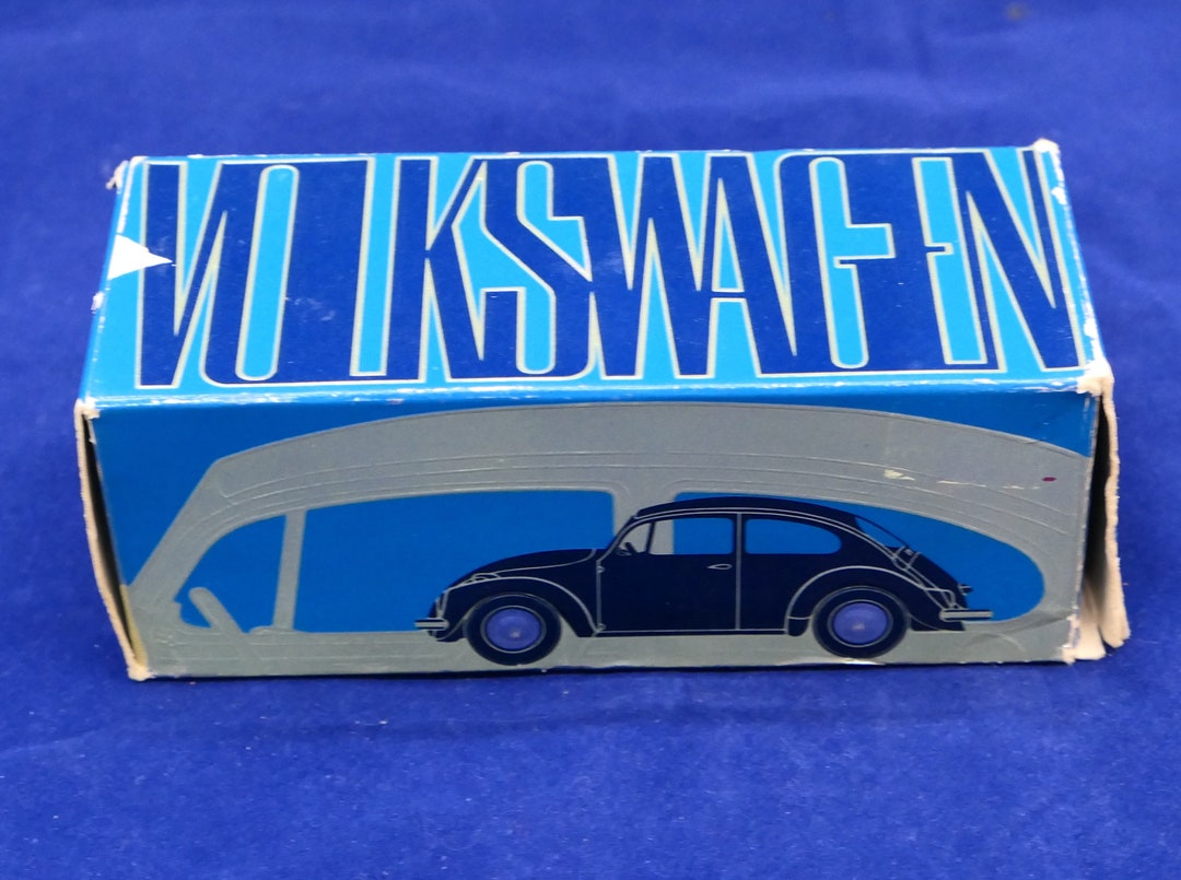 Vintage AVON VW Volkswagen Beetle Bug Glass Cologne Bottle Black ...