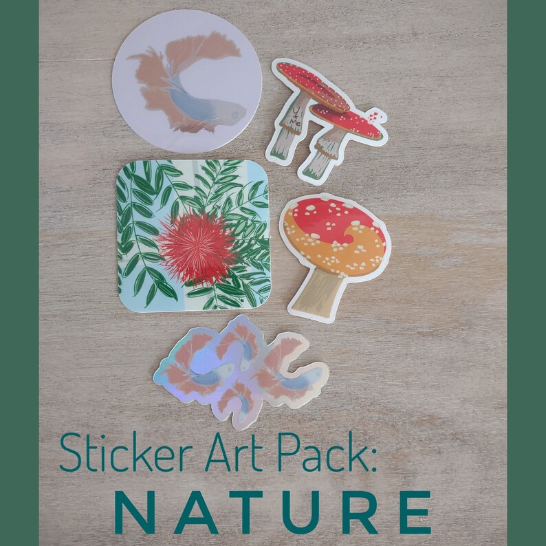 Nature Sticker Pack - Etsy