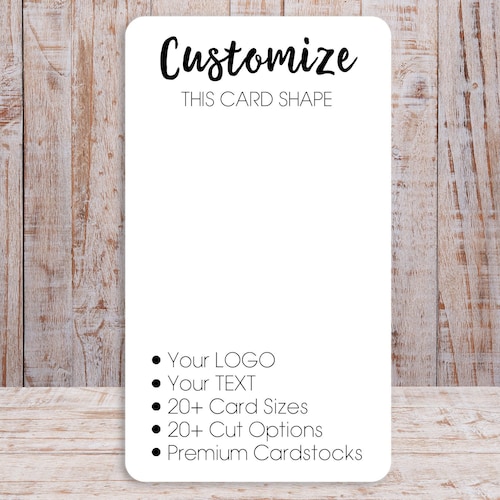 Custom Earring Cards 20 SIZES With Your Logo Packaging - Etsy