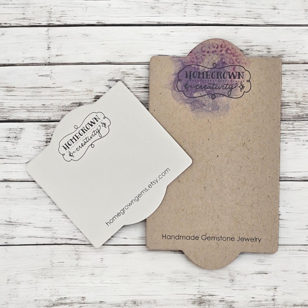 Customized Jewelry Display Cards for Earrings Necklaces Hairbows ...