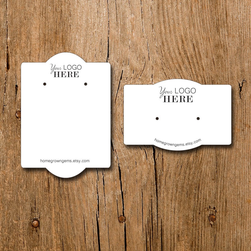 Custom Earring Display Cards With Your Logo DS0096 | Etsy