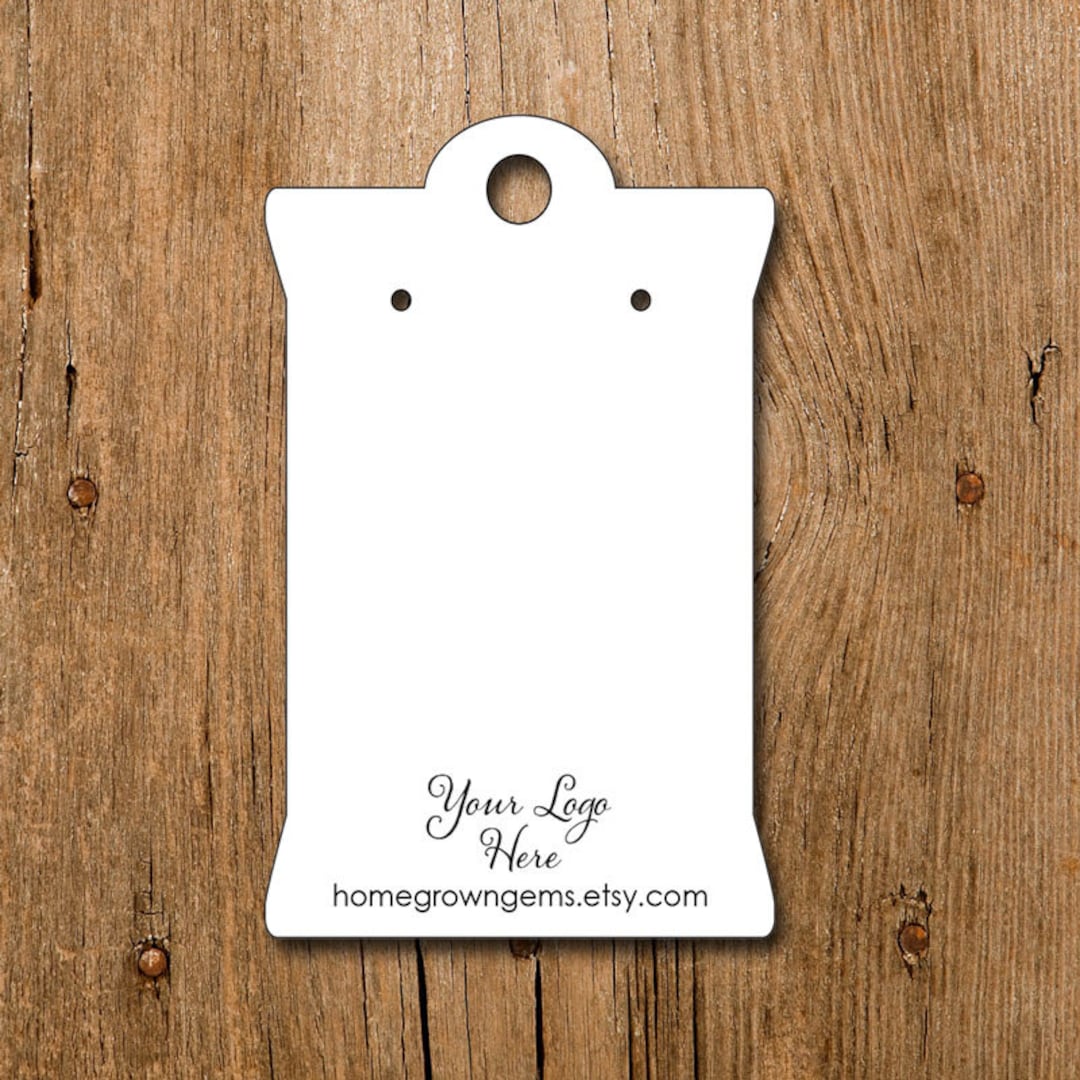 Custom Earring Display Cards - Personalized With Your Logo - Jewelry ...