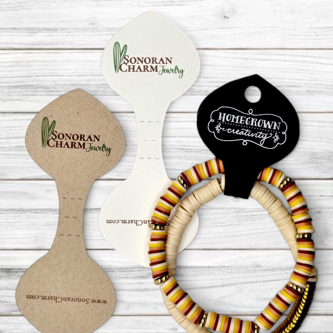 72 TAGS | Custom Tear Drop Fold Over Necklace Jewelry Tags Jewelry ...