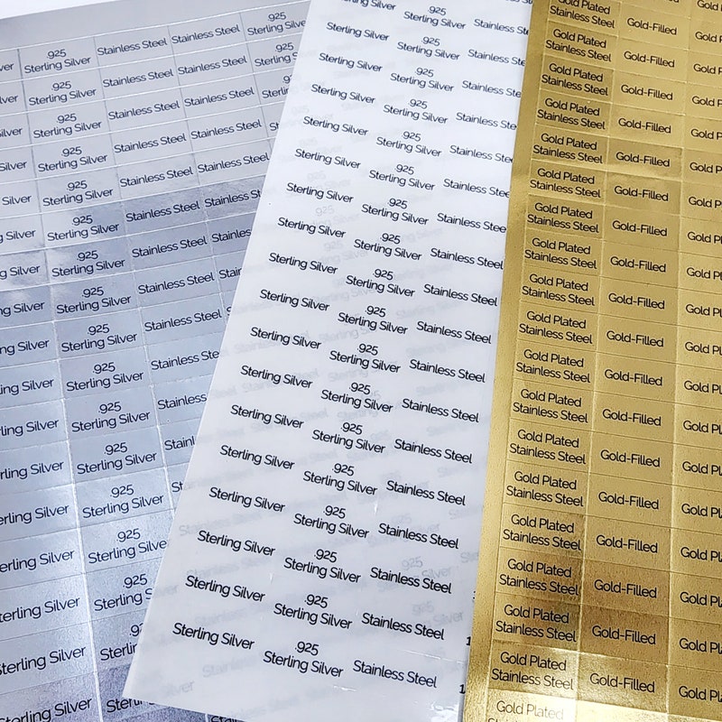 18k Gold Filled Stickers - Etsy