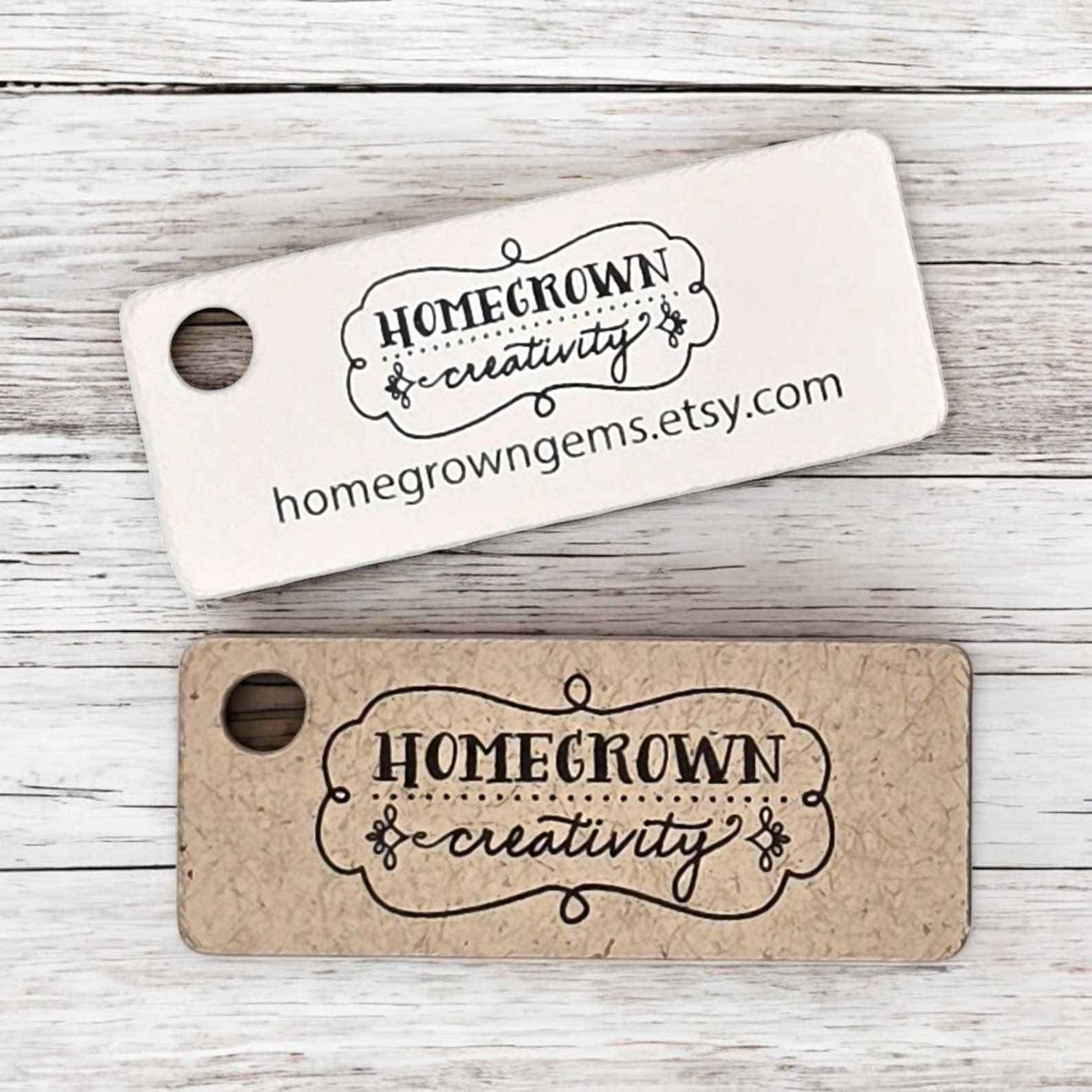 320 Price Tags | 1.25"x0.5" Thin Rectangles | - Your Logo and Text ...